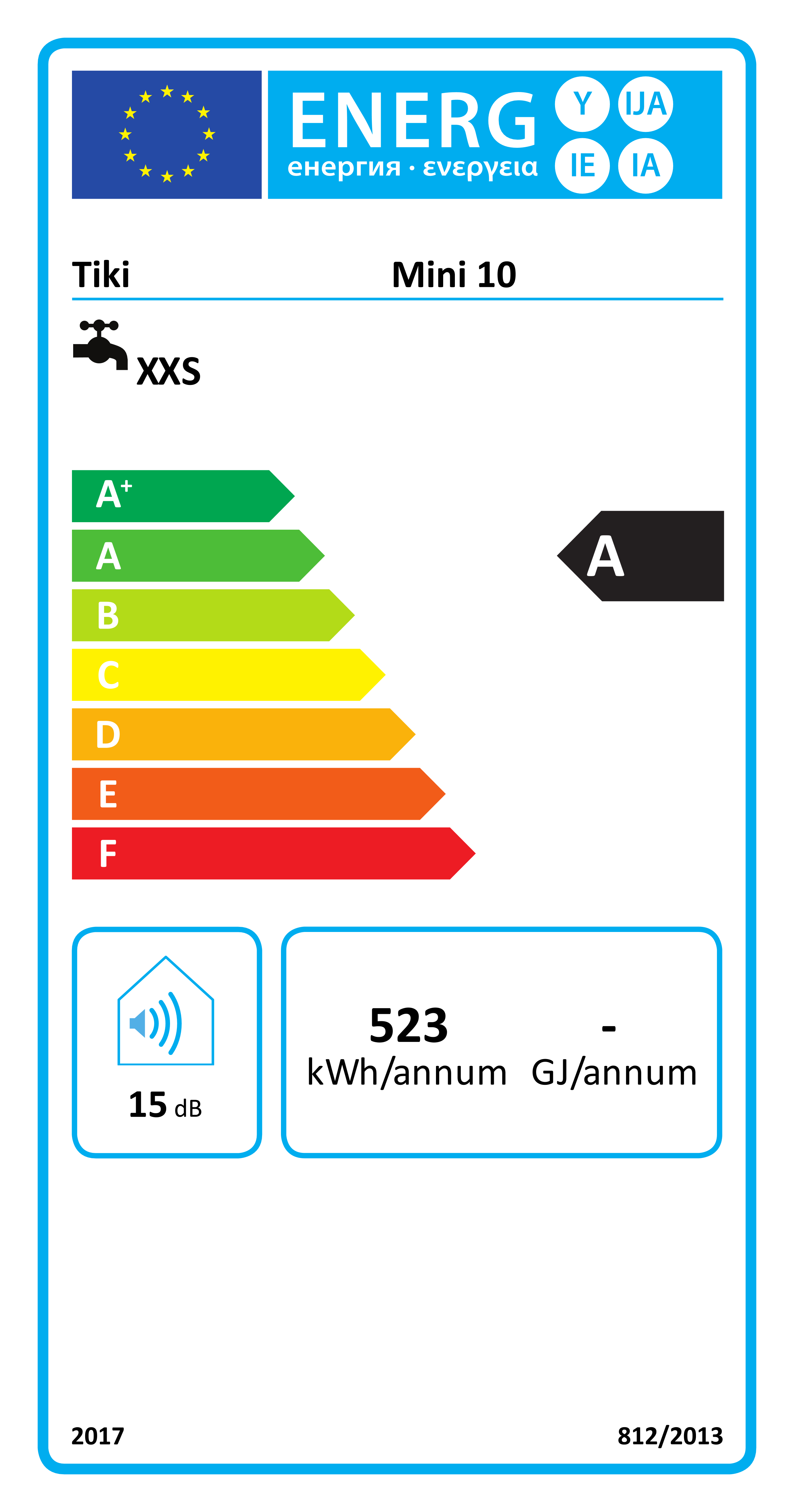 Grelnik vode Tiki Mini (netlačni) 10 litrov - nadpultni [A] | INSTAL.si