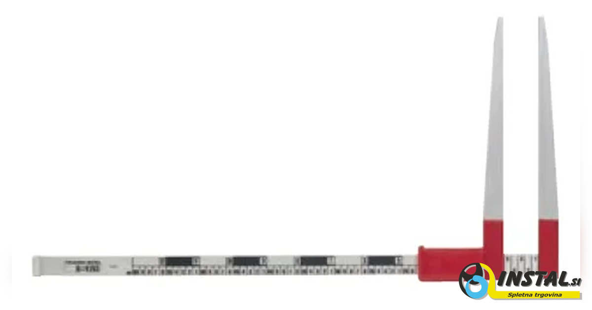 Gozdarski meter - premerka, alu TM Kovine GM100 - 100 cm | INSTAL.si